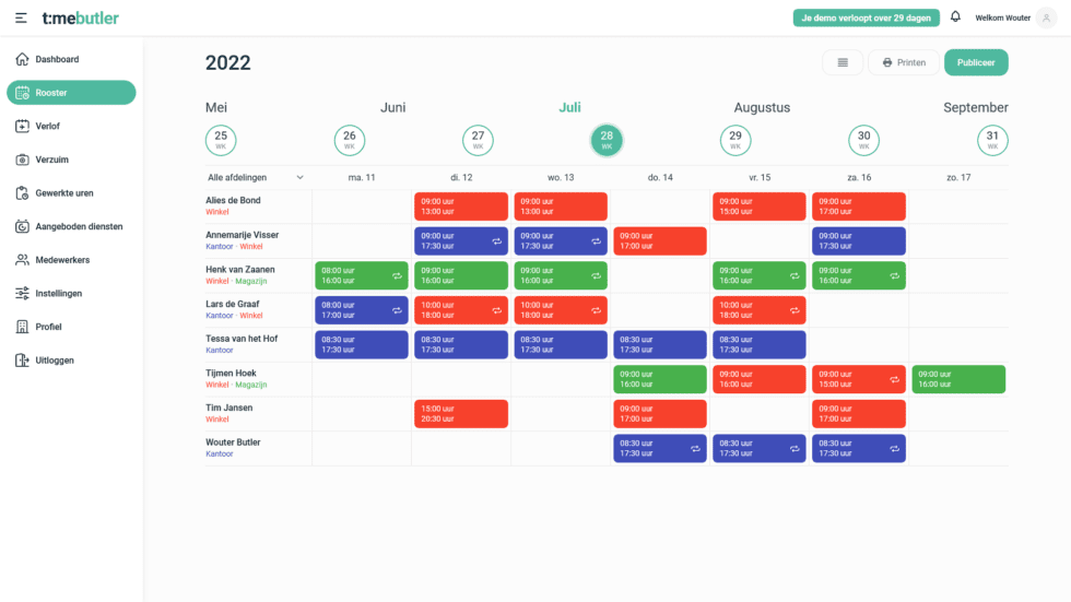Hoe kun je roosters maken (2025) - Timebutler